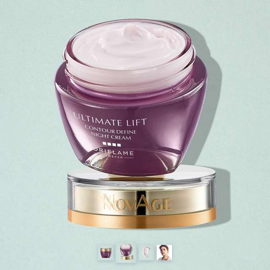 NovAge Ultimate Lift Contour Define Night Cream 34549 Oriflame anti ...