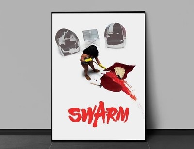 Swarm (2023) Movie Poster Movie Print 2, Hip Hop Movie Posters, Wall ...