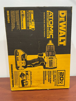 DEWALT ATOMIC COMPACT SERIES 20V MAX Cordless Drill - DCD794D1 ...