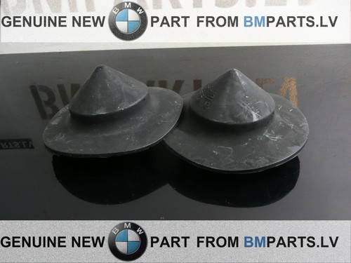 2X NEW GENUINE BMW 5 SERIES E39 X5 E53 SPRING PAD LOWER REAR ...