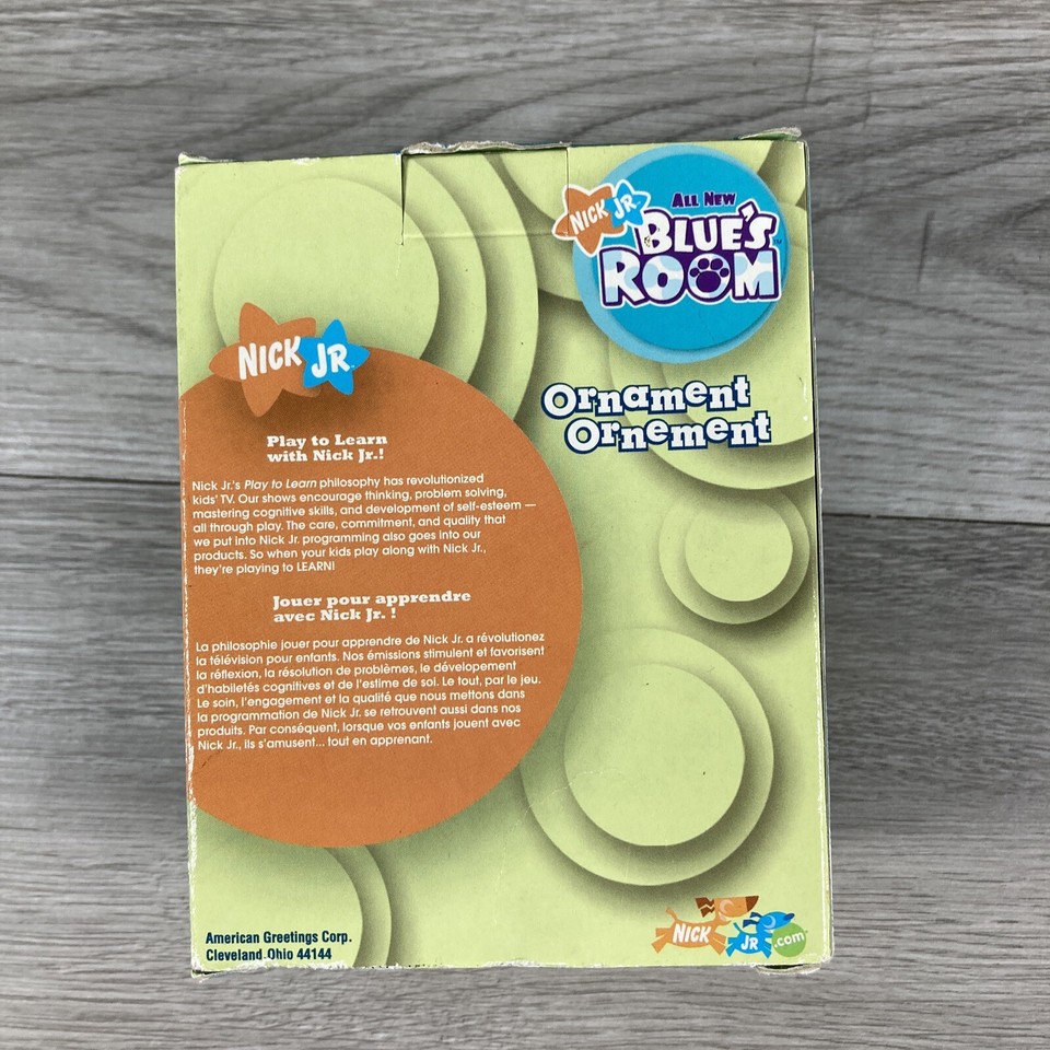 Nick Jr. Blue's Room Ornament * Blue In Stocking Blue's Clues American ...