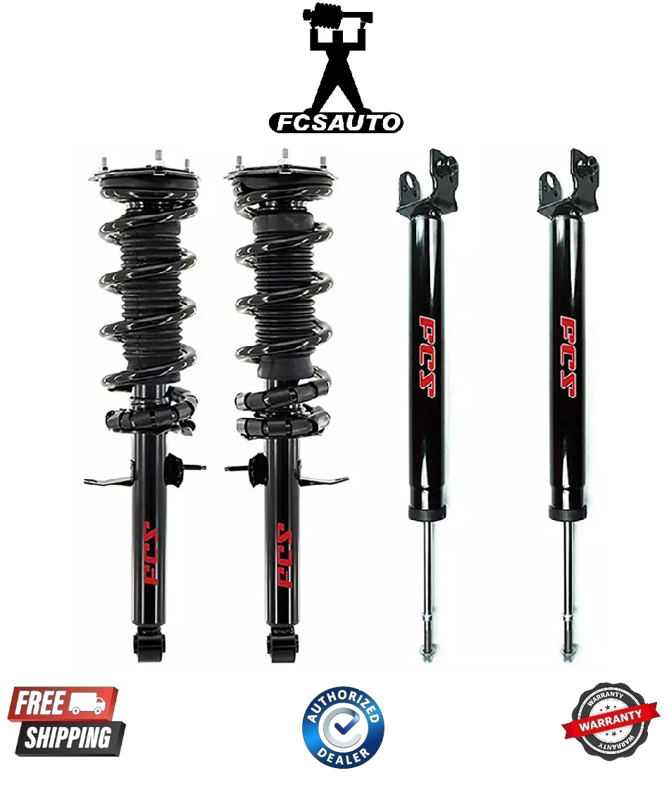 4PCS Front & Rear Suspension Struts Shocks FCS For 2009-2013 Infiniti ...