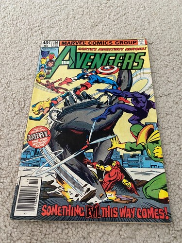 Avengers 190 Fine- 5.5 Iron Man Captain America Thor Hawkeye Vision | eBay