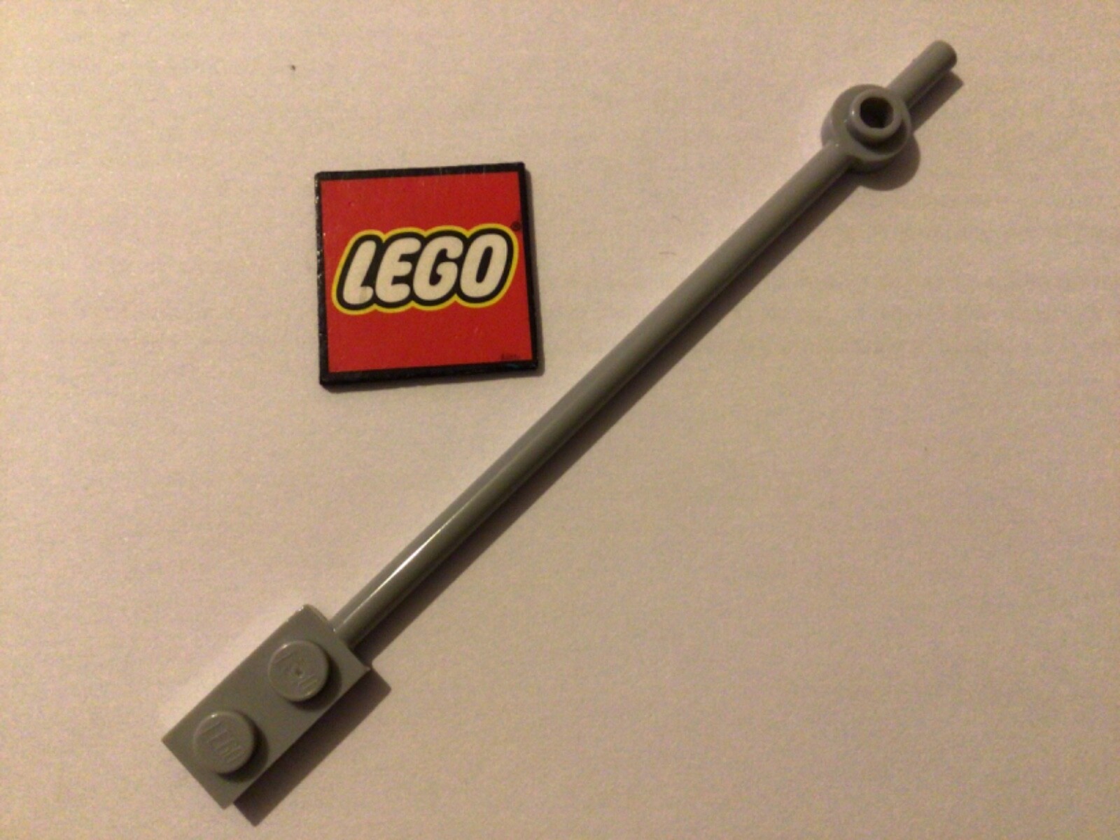 LEGO Bar 1x12 with 1x2 Plate End 1x1 Round Plate End (Pack of 2) Design ...