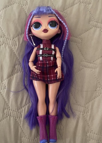 LOL Surprise OMG Shadow Winter Disco Fashion Purple Hair Doll With ...