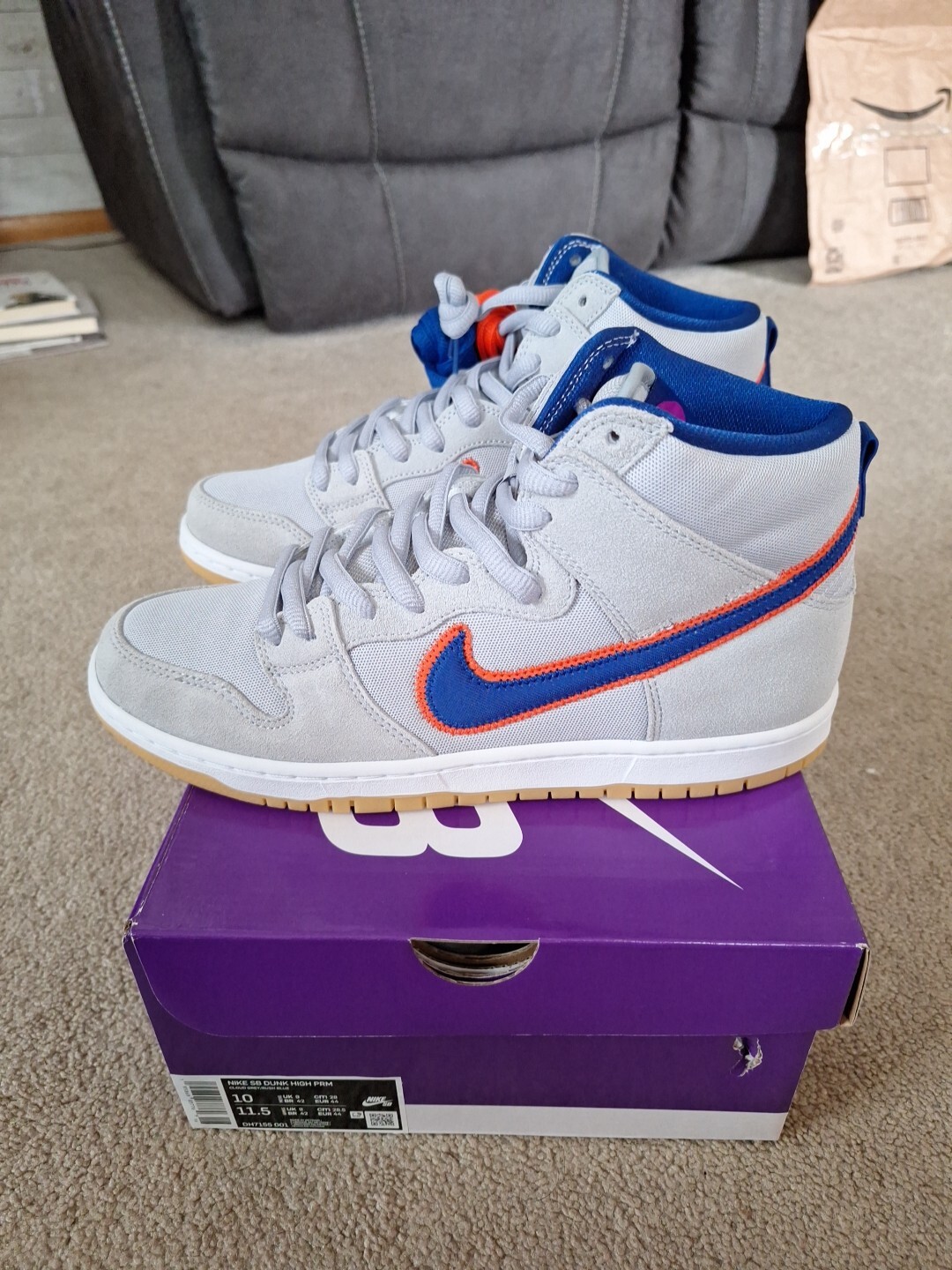 Nike SB Dunk High Premium NY Mets Size 10 DH7155 001 | eBay