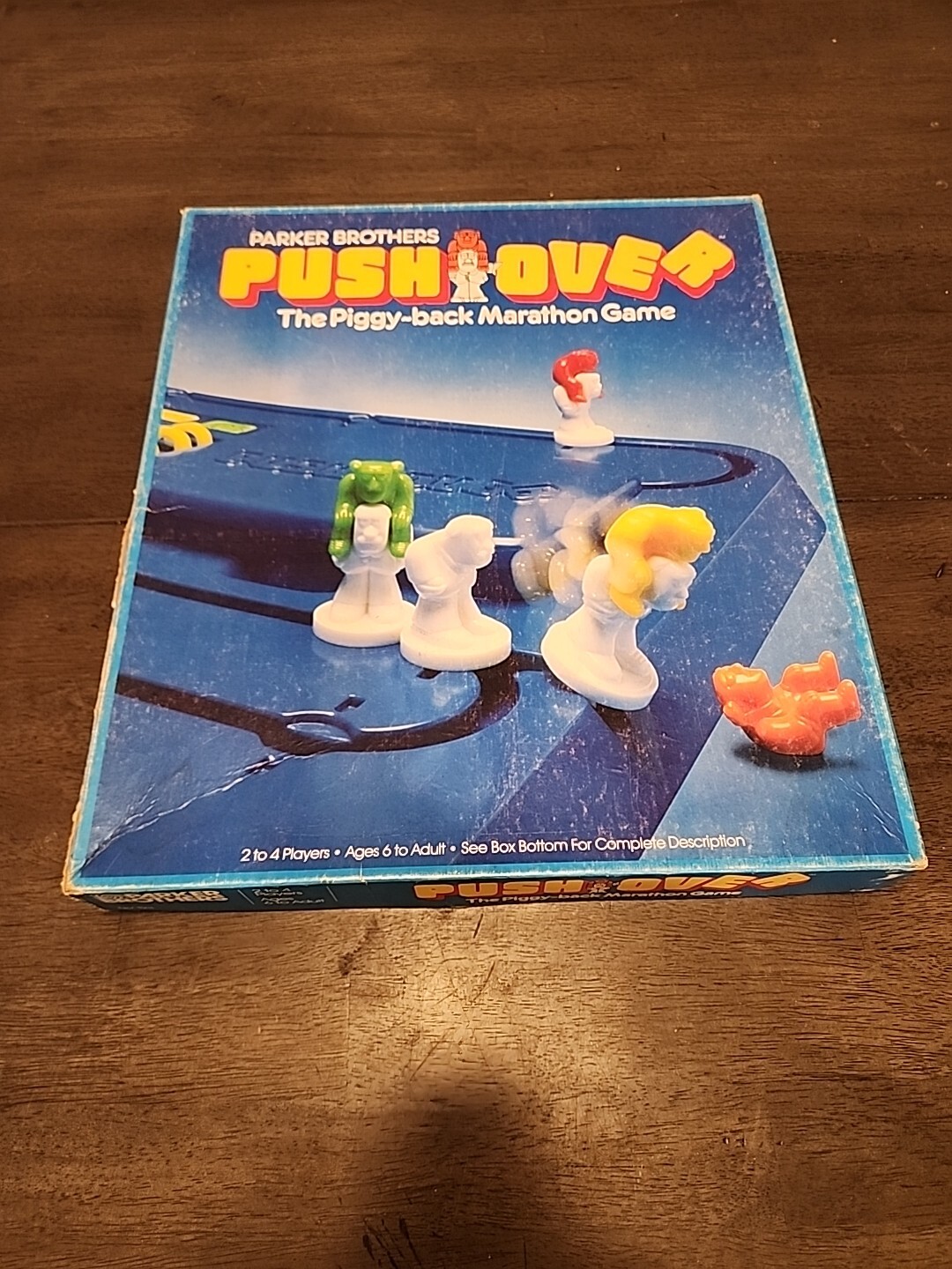 Vintage Push Over Piggy Back Marathon Game 1981 Complete Pre Owned | eBay