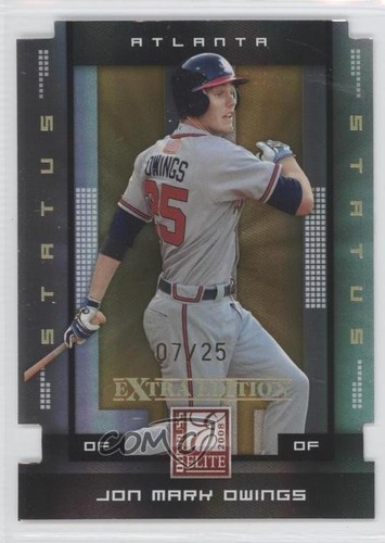 2008 Donruss Elite Extra Edition - Jon Owings #54 Status Gold Die-Cut ...