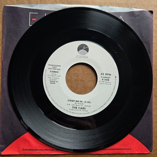 THE CARS Strap Me In DJ PROMO POP ROCK 45 7" Record Vinyl Records | eBay