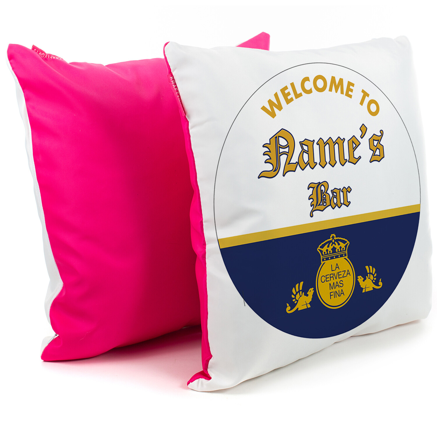 Personalised Corona Cover Beer Garden Cushion Patio Bar Outdoor Decor ...