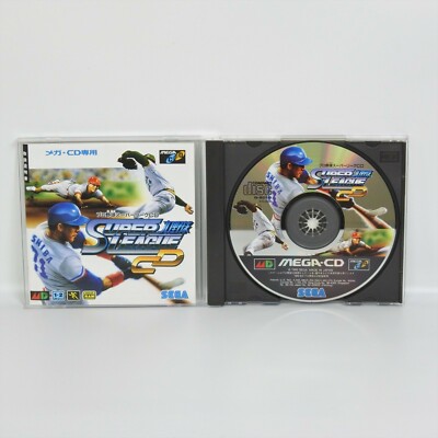 Pro Baseball SUPER LEAGUE CD Sega Mega CD mcd | eBay