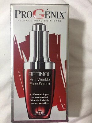 NEW Progenix Professional Skin Care Retinol Anti Wrinkle Face Serum 1 ...