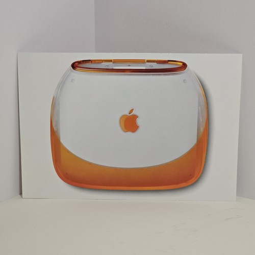1999 Apple iBook Print Ad Tangerine Orange Promo Apple Advertisement ...
