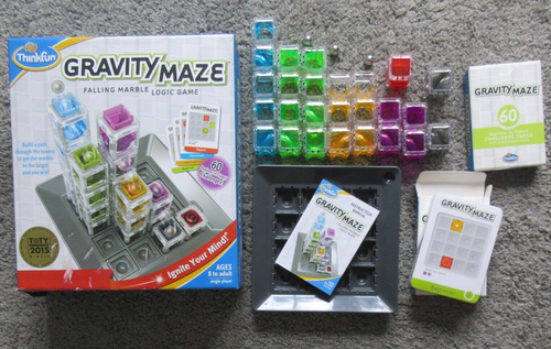 ThinkFun Gravity Maze Marble Run Brain Game and STEM Logic Toy Game ...