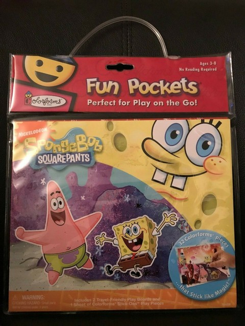 Nickelodeon Colorforms Fun Pockets Spongebob Squarepants for sale ...