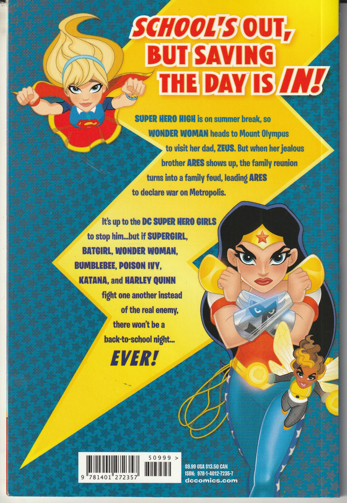 DC Comics Superhero Girls Graphic Novel "Summer Olympus" 2017 Wonder ...