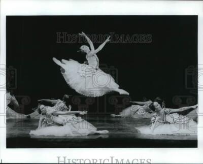 1980 Press Photo Suzanne Longley in Houston Ballet's "Papillon ...