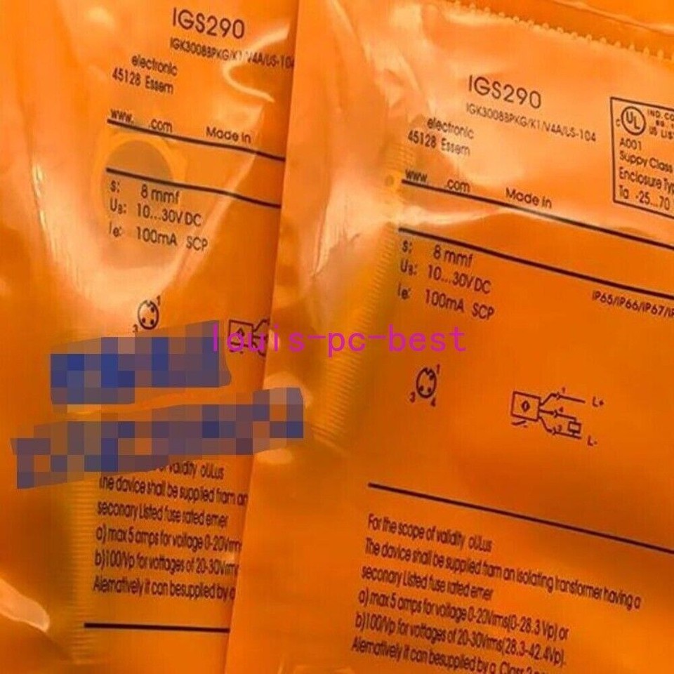 1PC For IFM IGS290 Proximity Switch Sensor | eBay