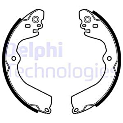 DELPHI Brake Shoe Set For NISSAN Nv200 / Evalia Bus Box Body Estate ...