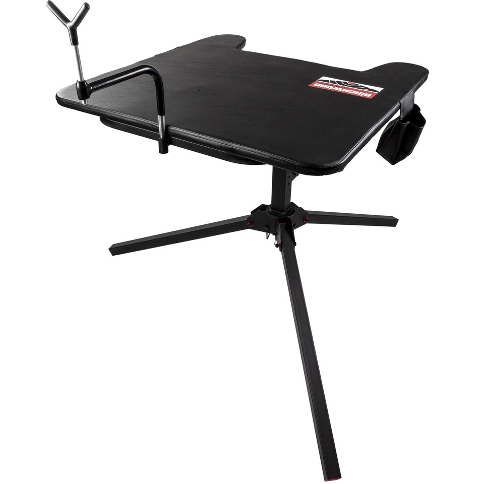 Birchwood Casey Swivel Action Shooting Bench 360° Seat Top Adjustable ...