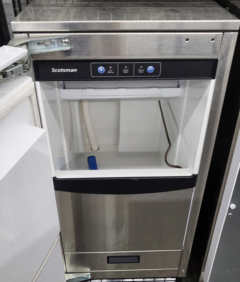 GENTLY USED SCOTSMAN 15" ICE MAKER PANEL, HANDLE AND DRAIN REQUIRED NOT ...