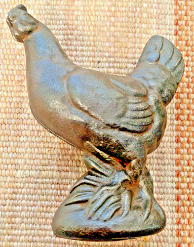 AC Williams Antique Cast Iron Penny Bank Rooster | eBay
