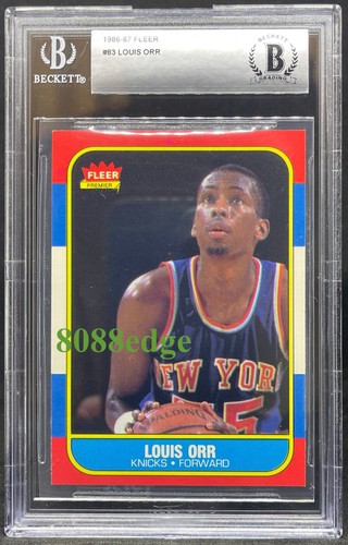 1986-87 FLEER BASKETBALL CARD: LOUIS ORR #83 of 132 KNICKS/SYRACUSE ...