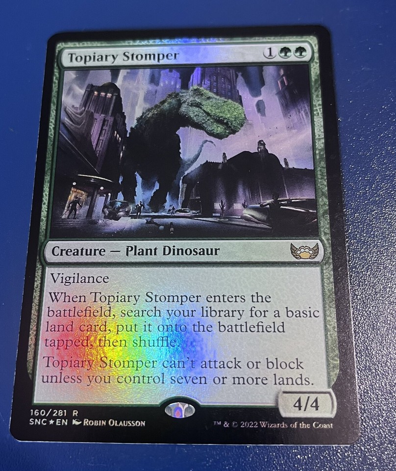 MTG Topiary Stomper x1 Rare NM Foil Streets of New Capenna 160/281 | eBay