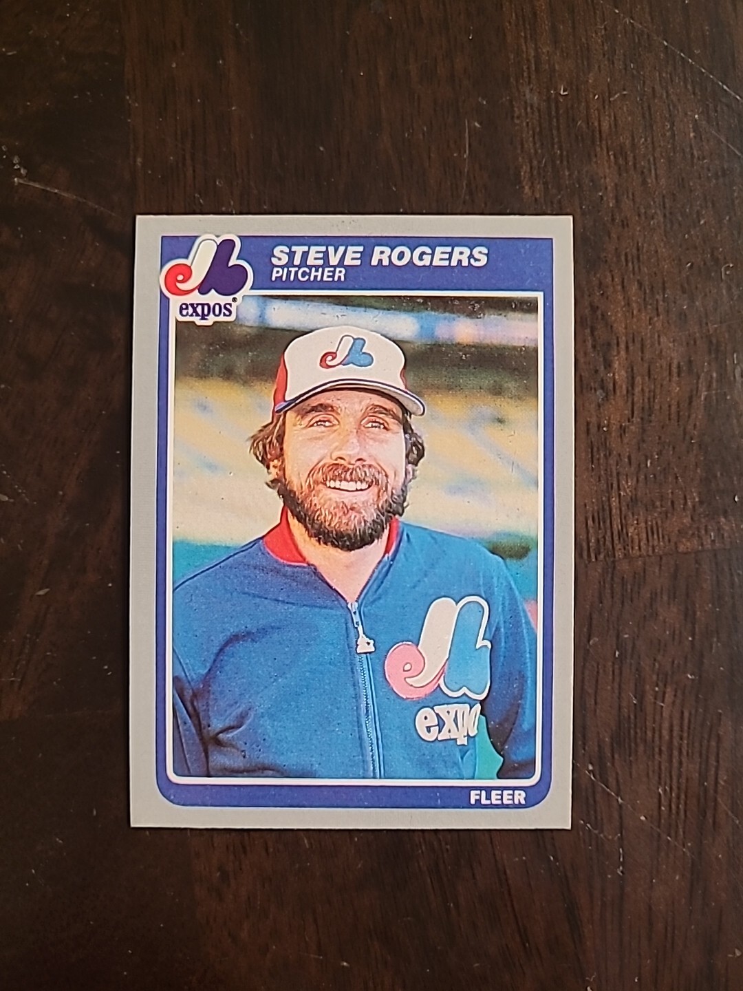 1985 Fleer Steve Rogers #408 Montreal Expos | eBay