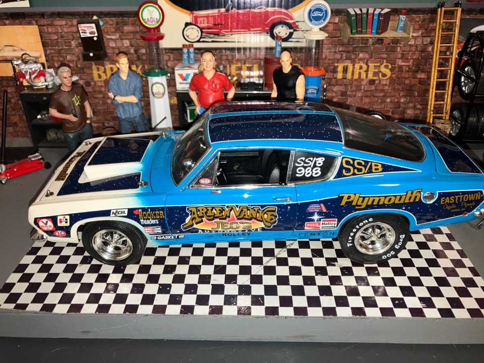 DCP, DIECAST PROMOTIONS ARLEN VANKE 68 Plymouth Barracuda HEMI 426 RACE ...
