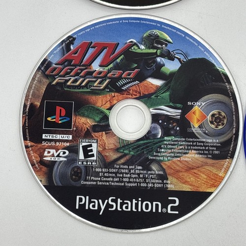 Sony PlayStation 2 PS2 Driving Racing Lot Of 6 Disc Only Games MX ATV ...