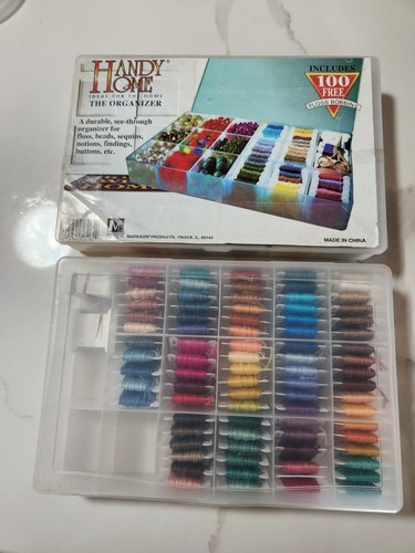 DMC Floss Lot Embroidery Thread Bobbins Mixed Colors 92 BOBBINS W ...
