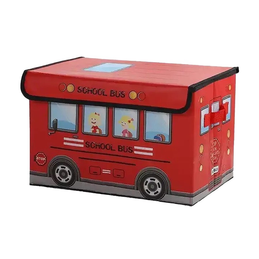 3pack Bus Storage Box for Kids,Foldable Toy Boxes Books,Toy bin with ...