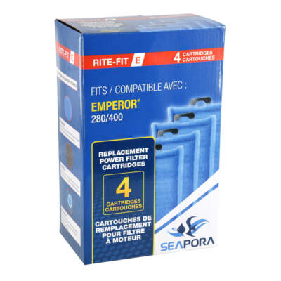 Seapora Rite-Fit E Cartridges for Emperor Power Filters 280&400&450 | eBay