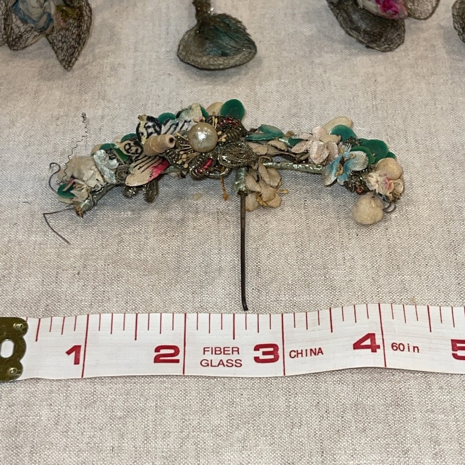 Vintage Japanese Kanzashi Kushi hair ornament Flower Set | eBay