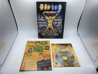 Any Given Sunday (DVD, 2000, Special Edition) Cameron Diaz, Al Pacino ...