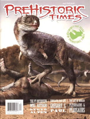 PREHISTORIC TIMES : Dinosaur Magazine - 127 / FALL 2018 - 25th ...
