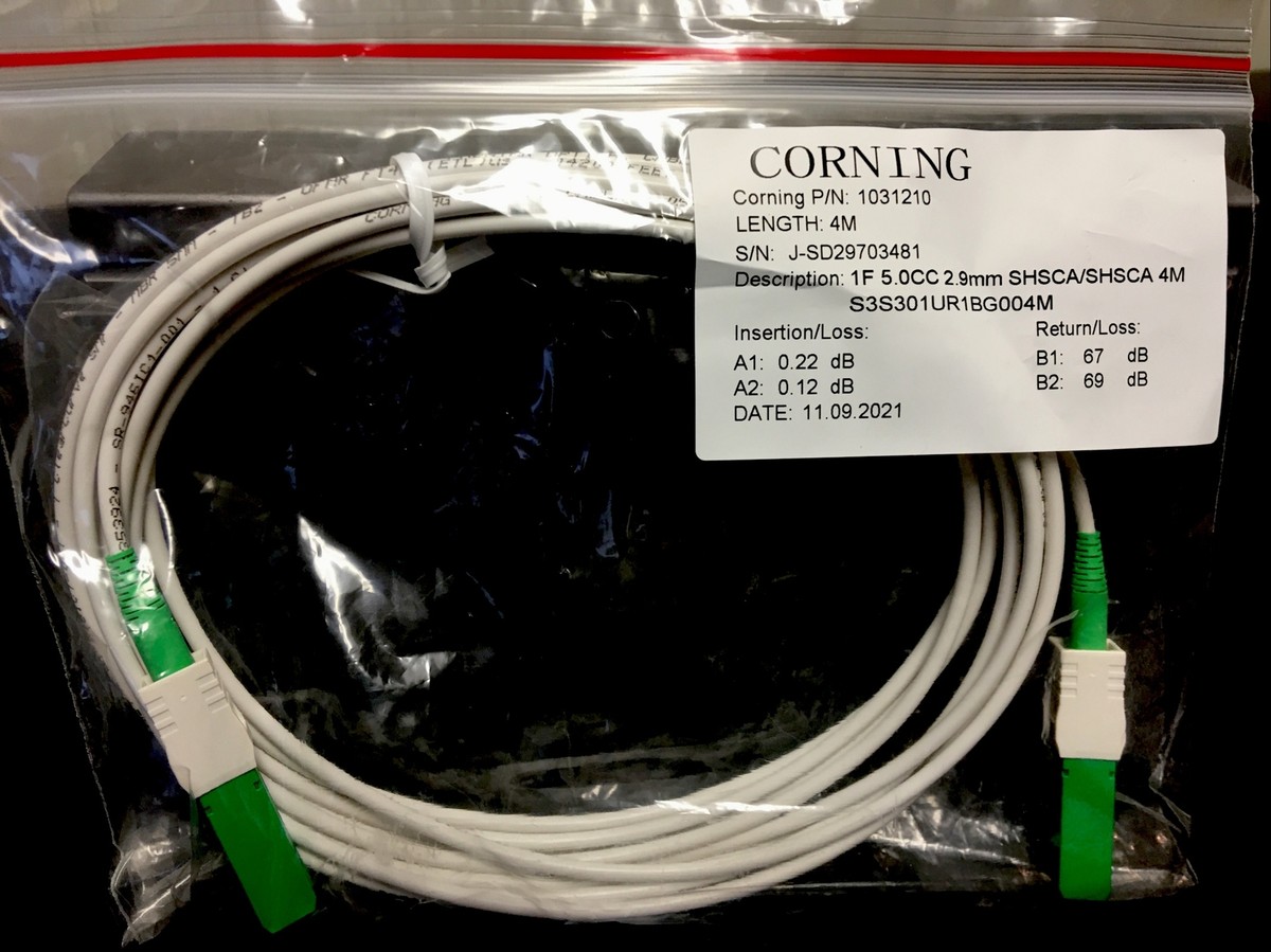 Corning Fiber Panel Labels