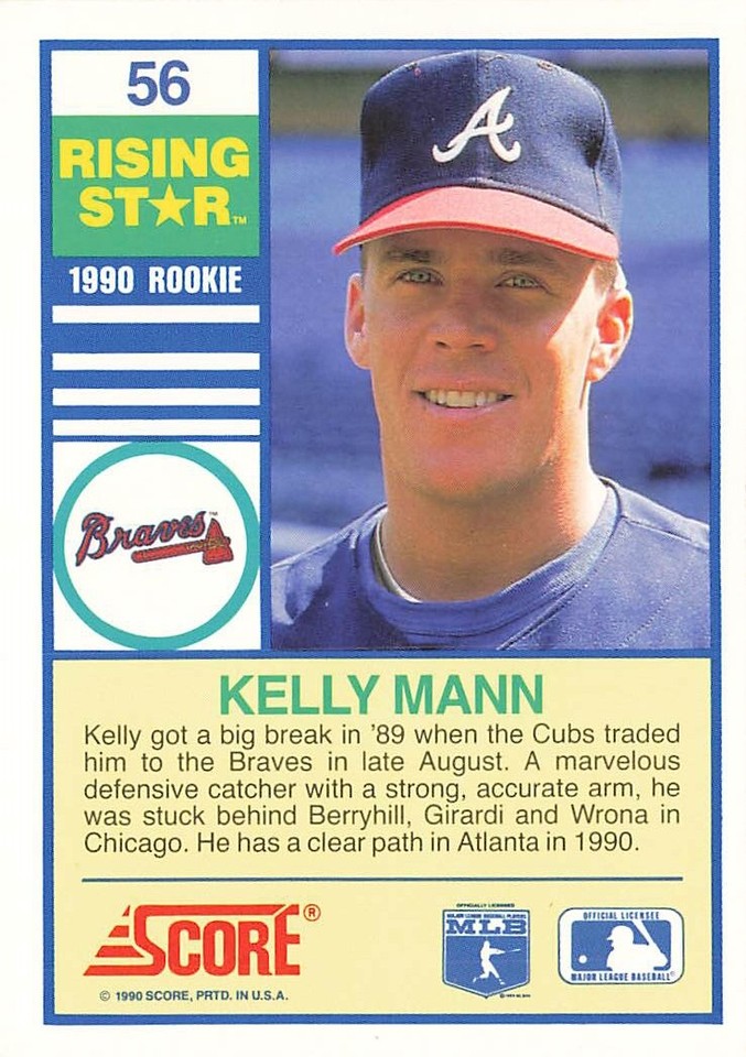 1990 Score Rising Stars Kelly Mann #56 Rookie RC | eBay