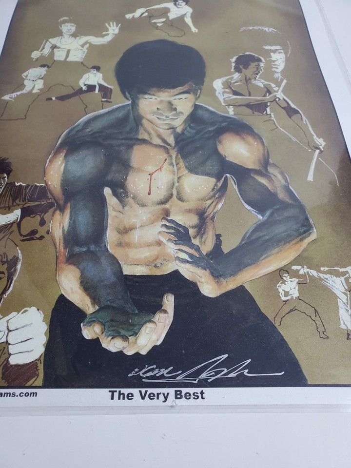 Neal Adams Signed Autographed Bruce Lee The Very Best Poster Very rare ...