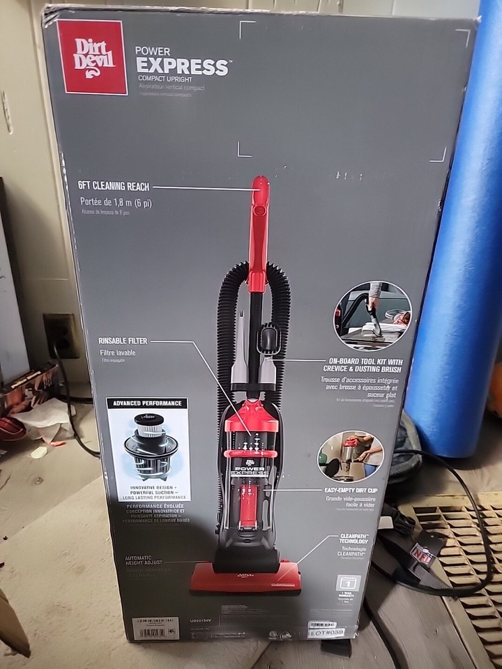 Dirt Devil Power Express Upright Bagless Vacuum, Red, UD20120 | eBay