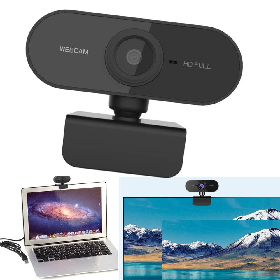 Full HD 1080P Webcam Wide Angle USB Web Camera With Microphone For PC ...