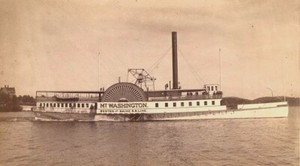 Side Wheeler STEAMBOAT MOUNT WASHINGTON - Boston & Maine Railroad Line ...