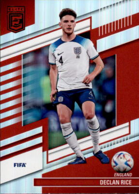 Karte 50 Declan Rice (England) Panini Donruss Elite Fifa 22-23 Base Set ...