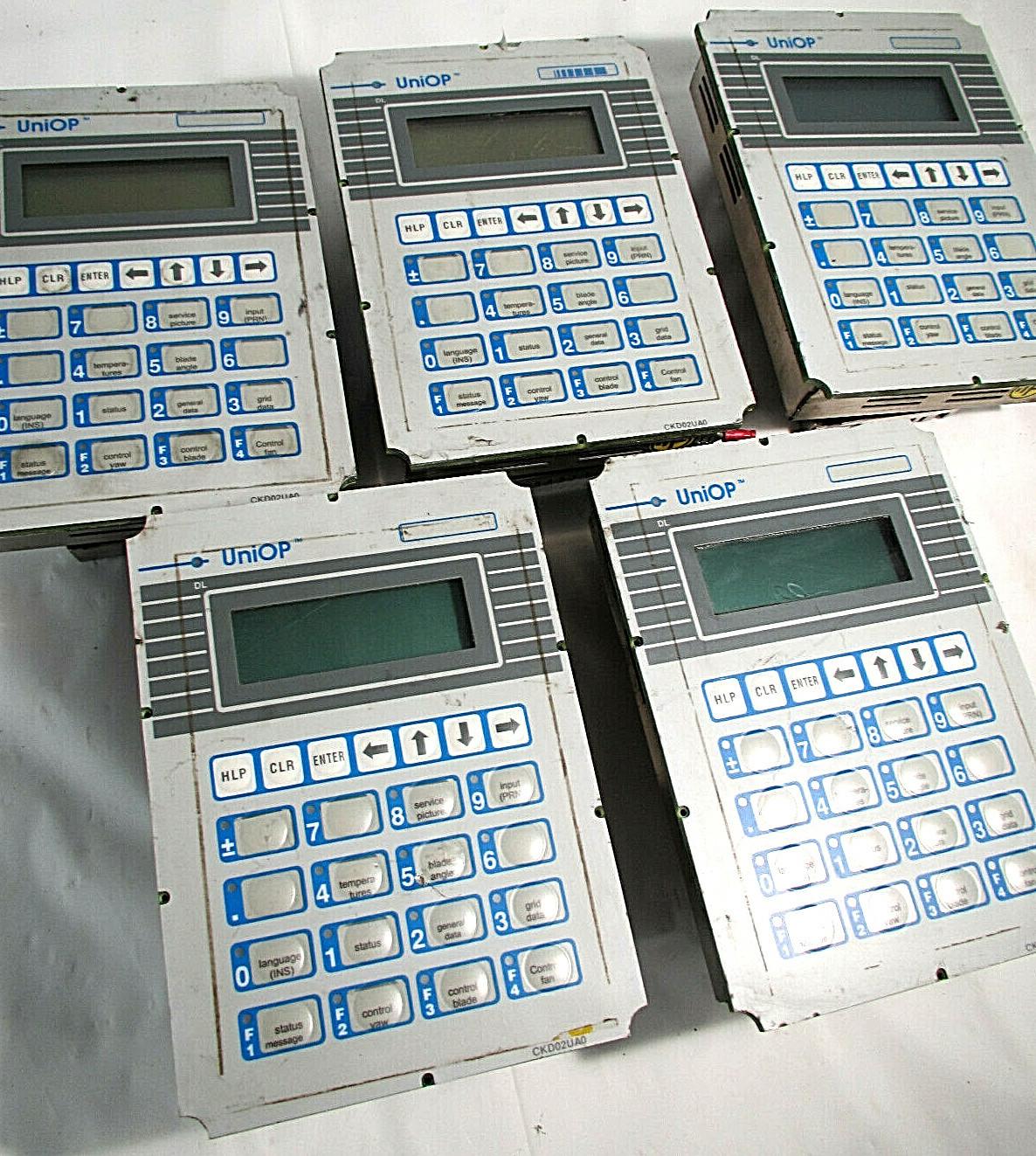 Uniop Operator Panel CKD02UA0 CP02R-04-0045, LOT OF 5, For PARTS ...