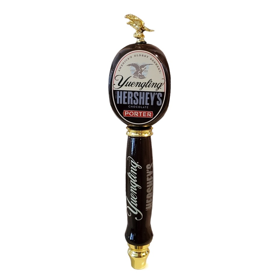 Yuengling Lager Hershey's Chocolate Porter Beer Tap Handle Knob Golden ...