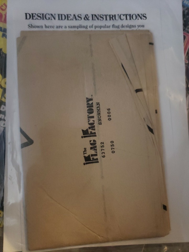 The Flag Factory Flag Pattern 28" x 49" Style# 63852 Snowman | eBay