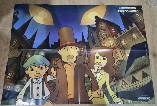 Professor Layton 66cm x 48cm Poster Nintendo | eBay