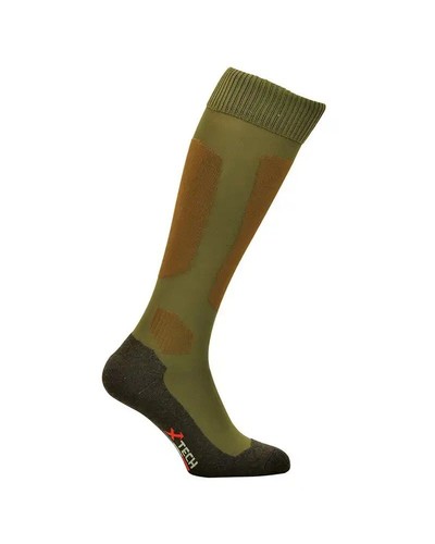 XTech Silver Socks Technical, Green | eBay