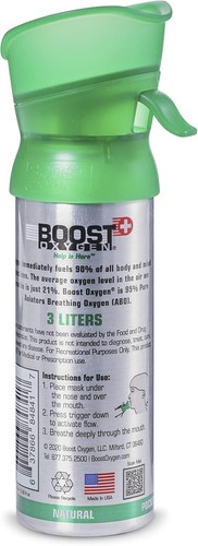Boost Oxygen Pocket Size Natural 3L Canister | Respiratory Support for ...